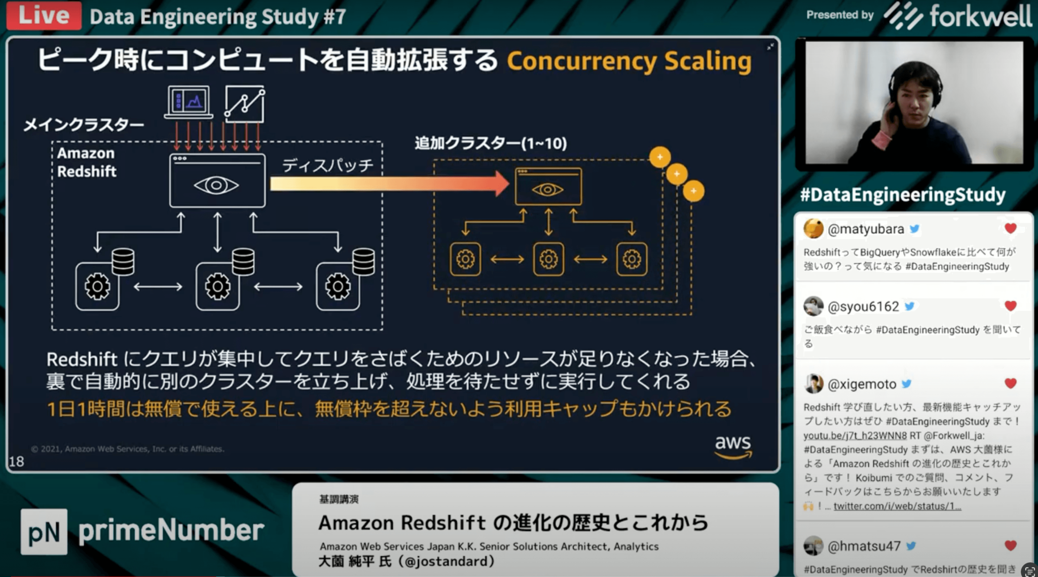 「Redshift最新アップデートと活用事例」Data Engineering Study #7イベントレポート | TROCCO®(トロッコ)